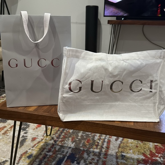 Gucci | Bags | Pair Of Gucci Shopping Bags 2 | Poshmark